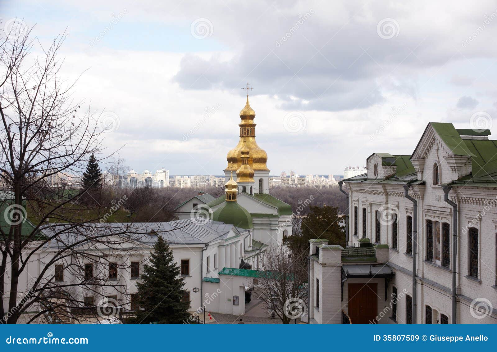 Pechersk Lavra Monastery, Kiev Stock Image - Image of domes, faith ...