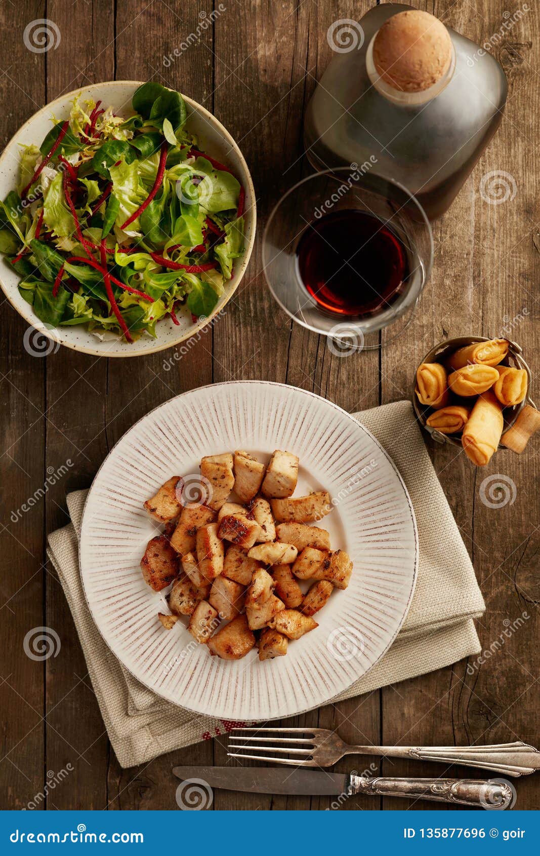 Pecho De Pavo Cocido Al Horno Foto de archivo - Imagen de rellenado ...