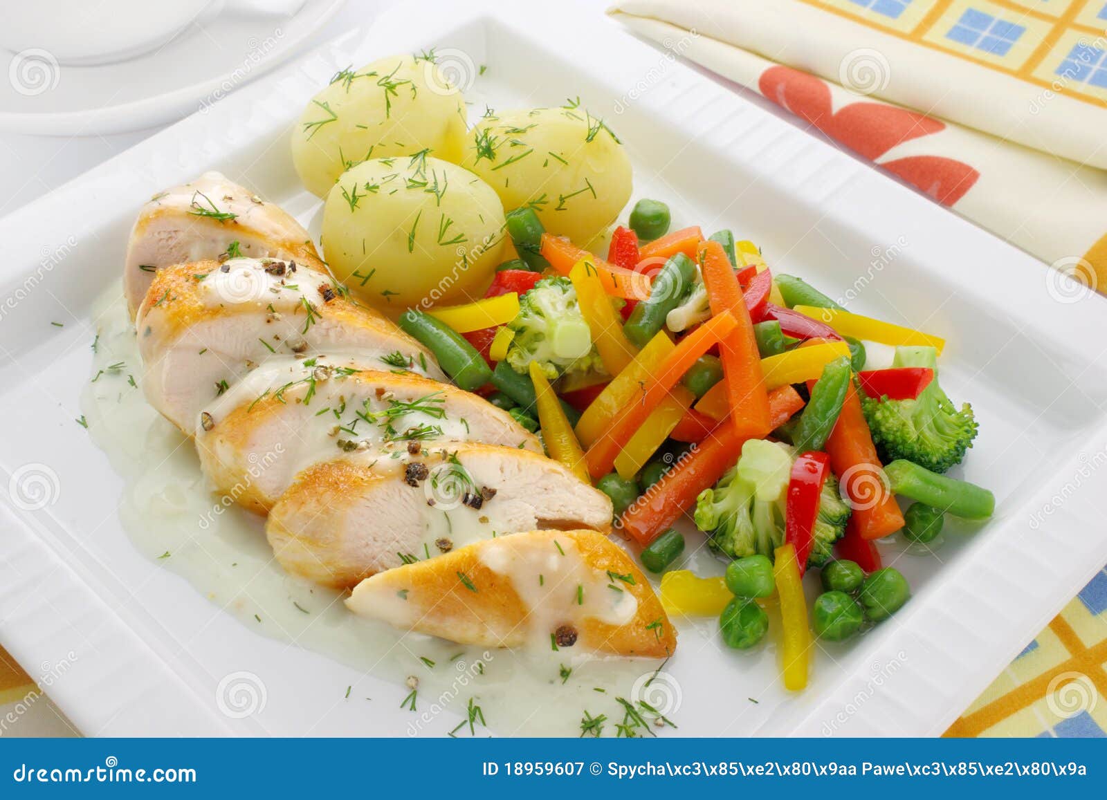 Pecho de pollo imagen de archivo. Imagen de grilled, carne - 18959607