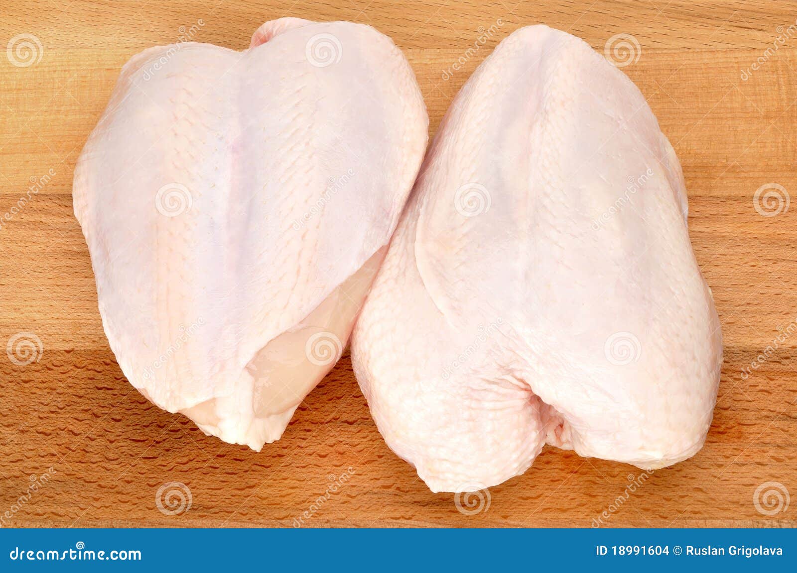 Pecho de pollo foto de archivo. Imagen de pecho, corte - 18991604