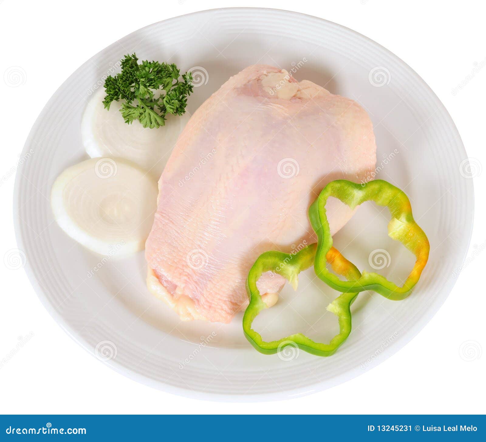 Pecho de pollo. Aislado imagen de archivo. Imagen de piel - 13245231