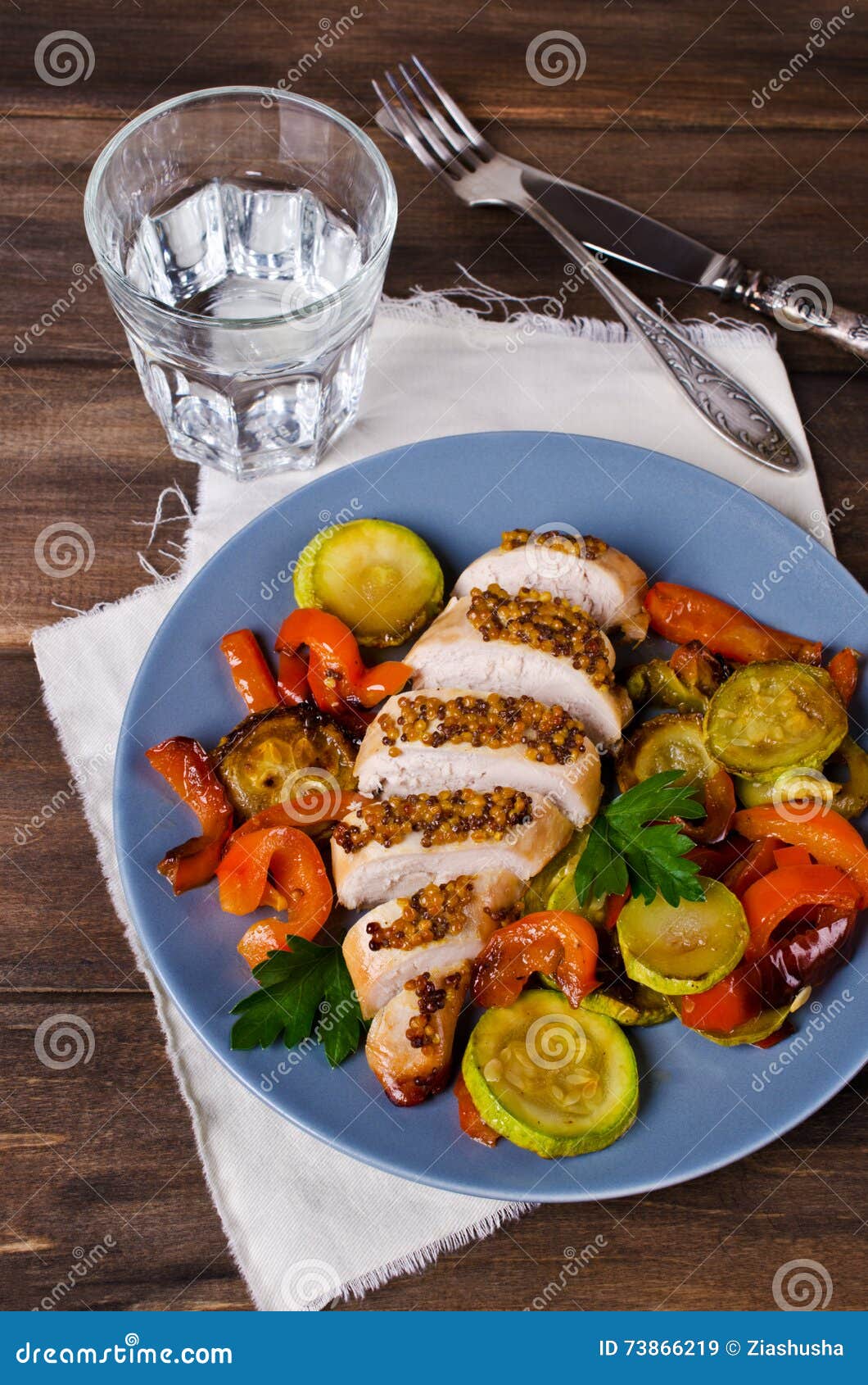 Pecho De Pollo Asado a La Parilla Imagen de archivo - Imagen de ...