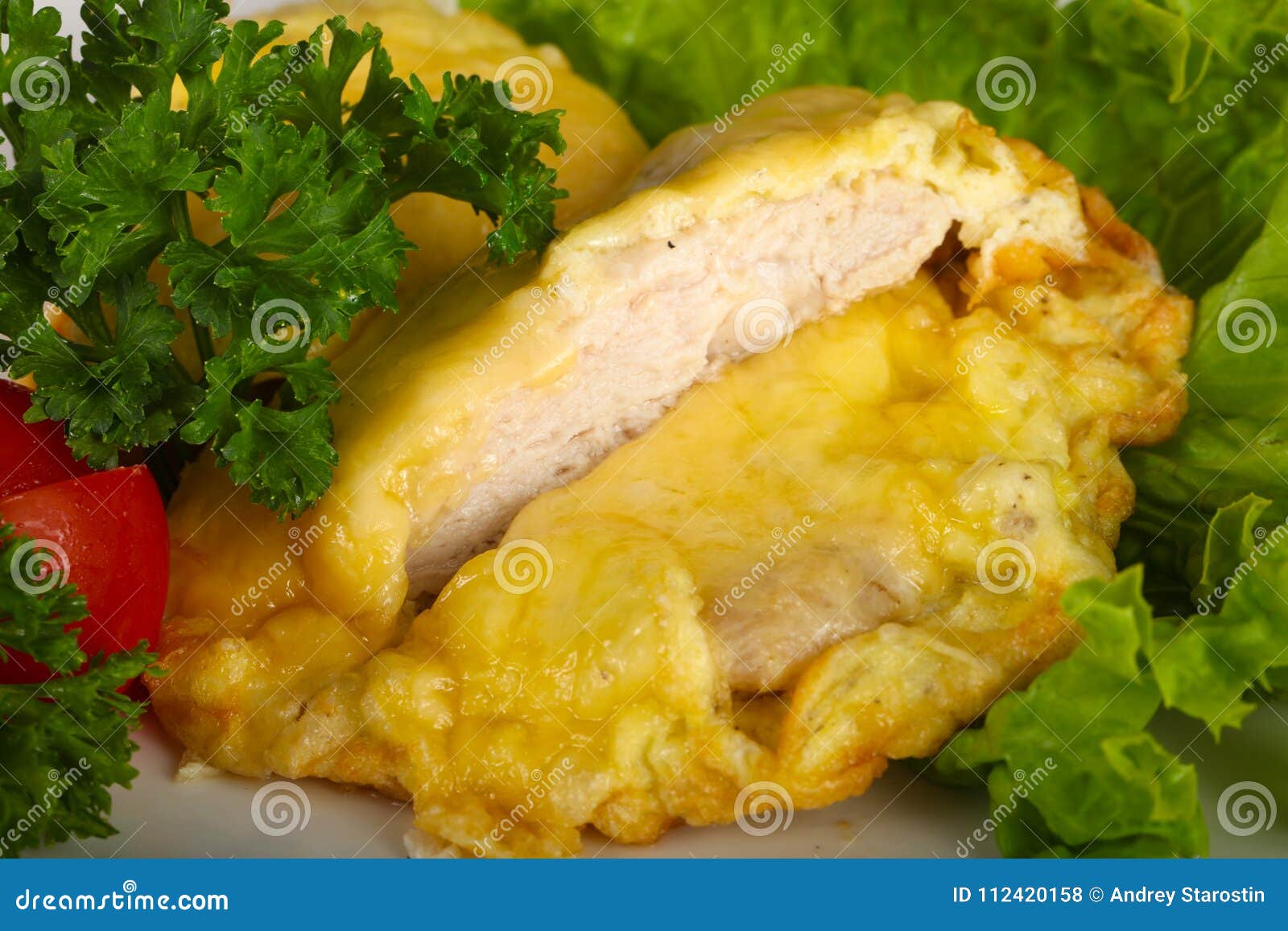 Pecho De Pollo Cocido Al Horno Foto de archivo - Imagen de asador, coma ...