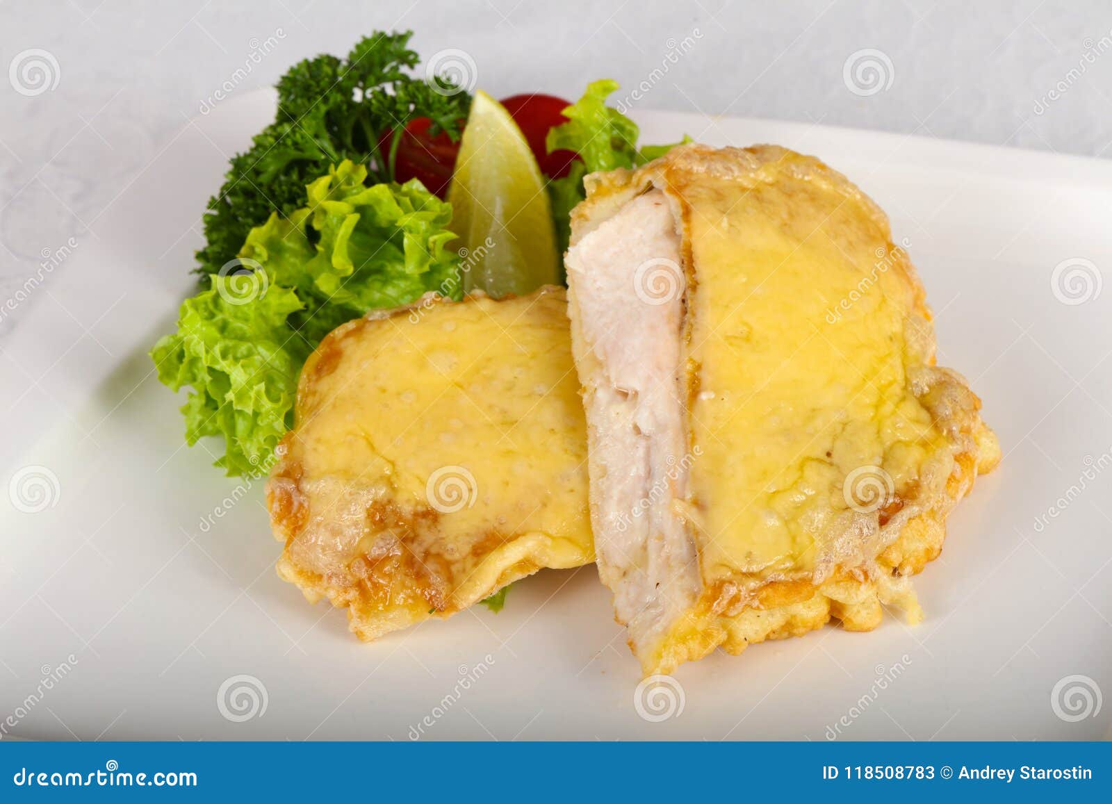 Pecho De Pollo Cocido Al Horno Imagen de archivo - Imagen de queso ...