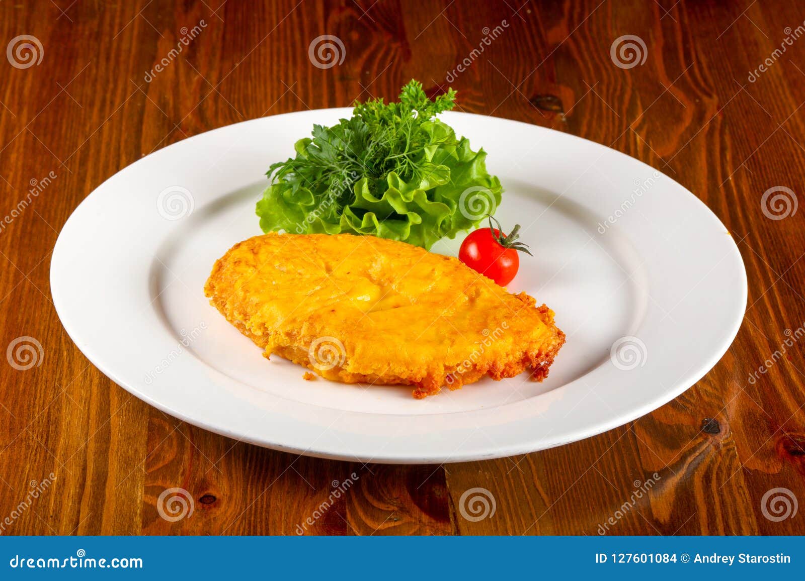 Pecho De Pollo Cocido Al Horno Foto de archivo - Imagen de perejil ...