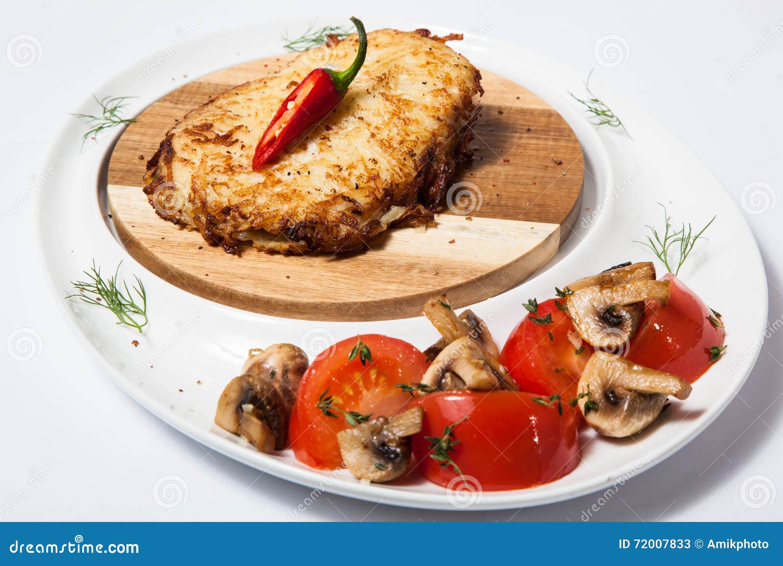 Pecho De Pollo Cocido Al Horno Imagen de archivo - Imagen de delicioso ...