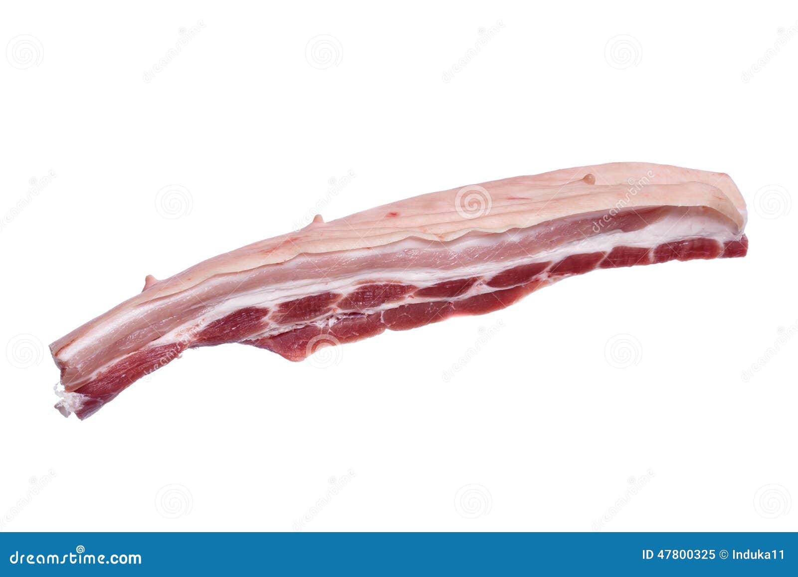 Pecho Del Cerdo Aislado En Blanco Imagen de archivo - Imagen de corte ...