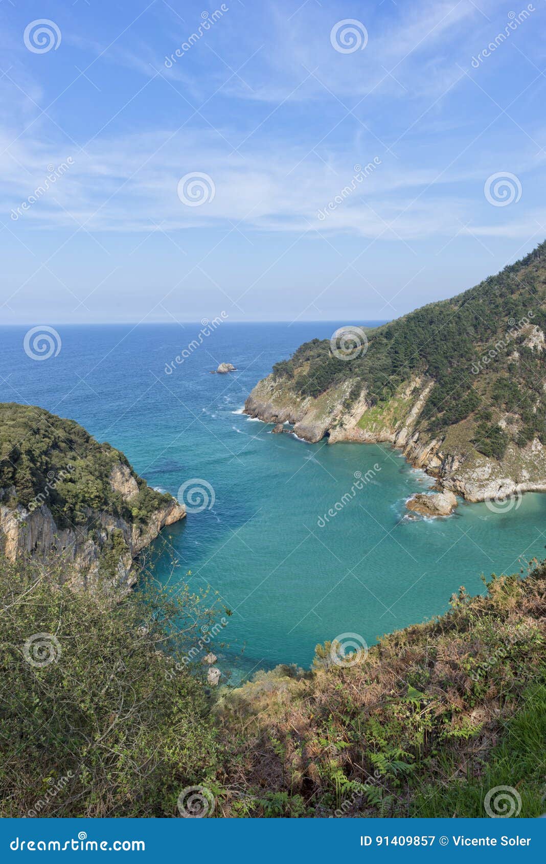 For the Pechon Tip in Pesues Stock Image - Image of sand, seascape ...