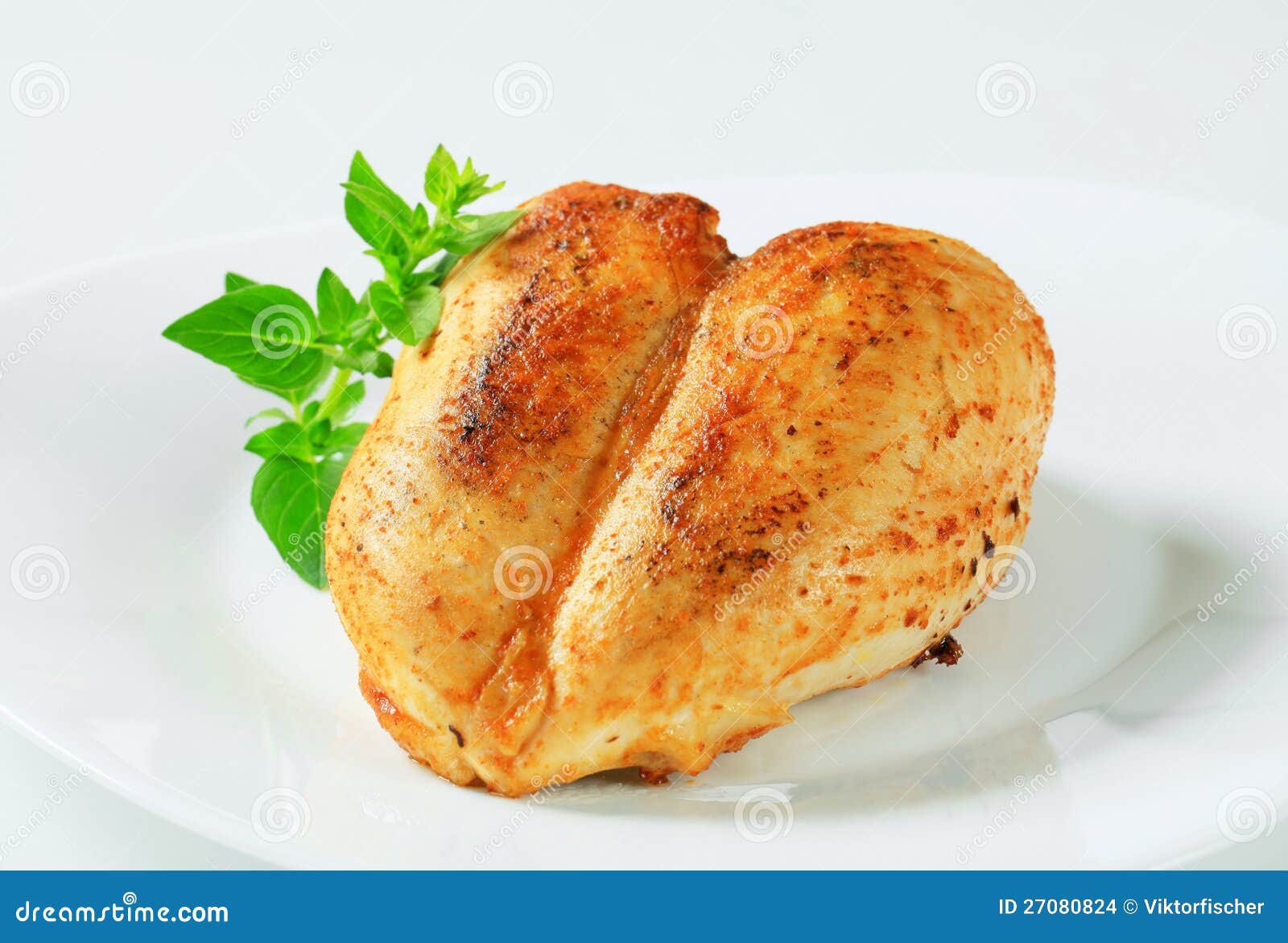 Pechos de pollo asados foto de archivo. Imagen de esmaltado - 27080824