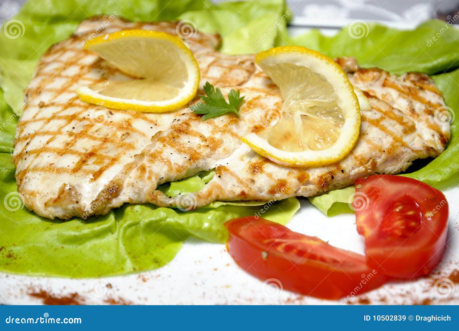 Pechos De Pollo Asados a La Parilla Imagen de archivo - Imagen de cena ...