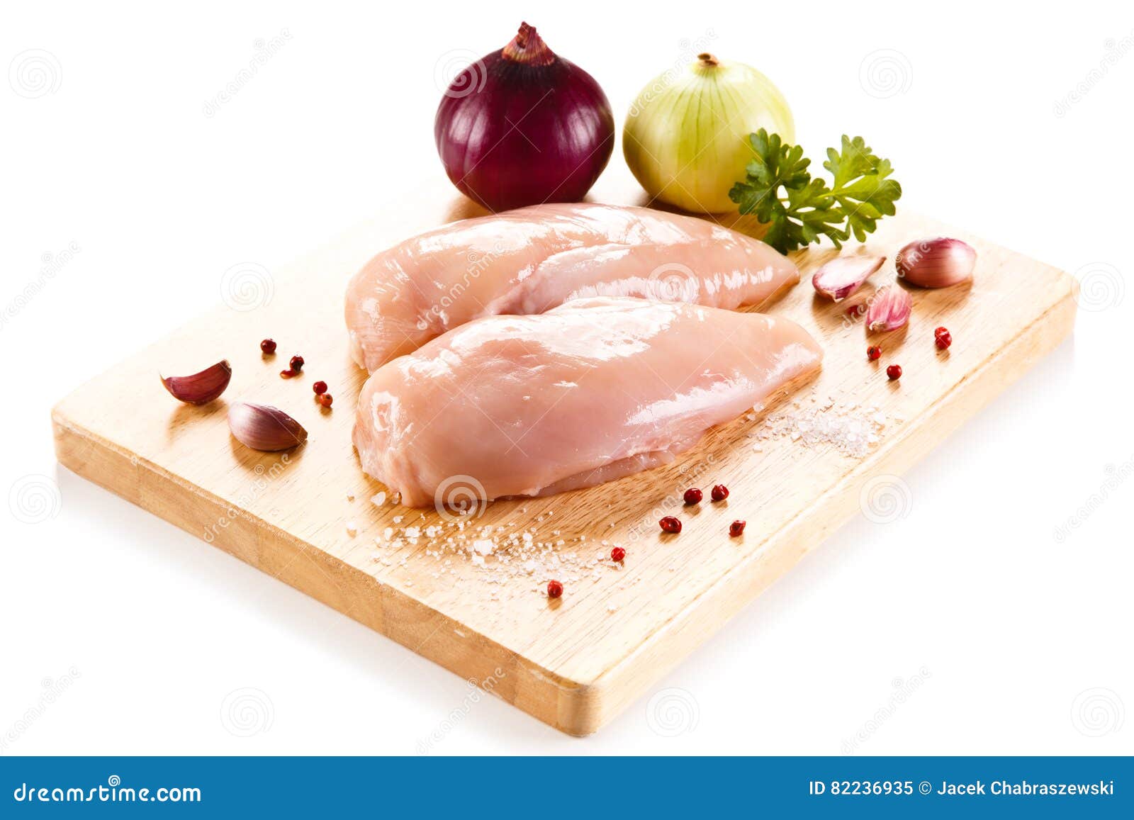 Pechos De Pollo Sin Procesar Frescos Imagen de archivo - Imagen de ...