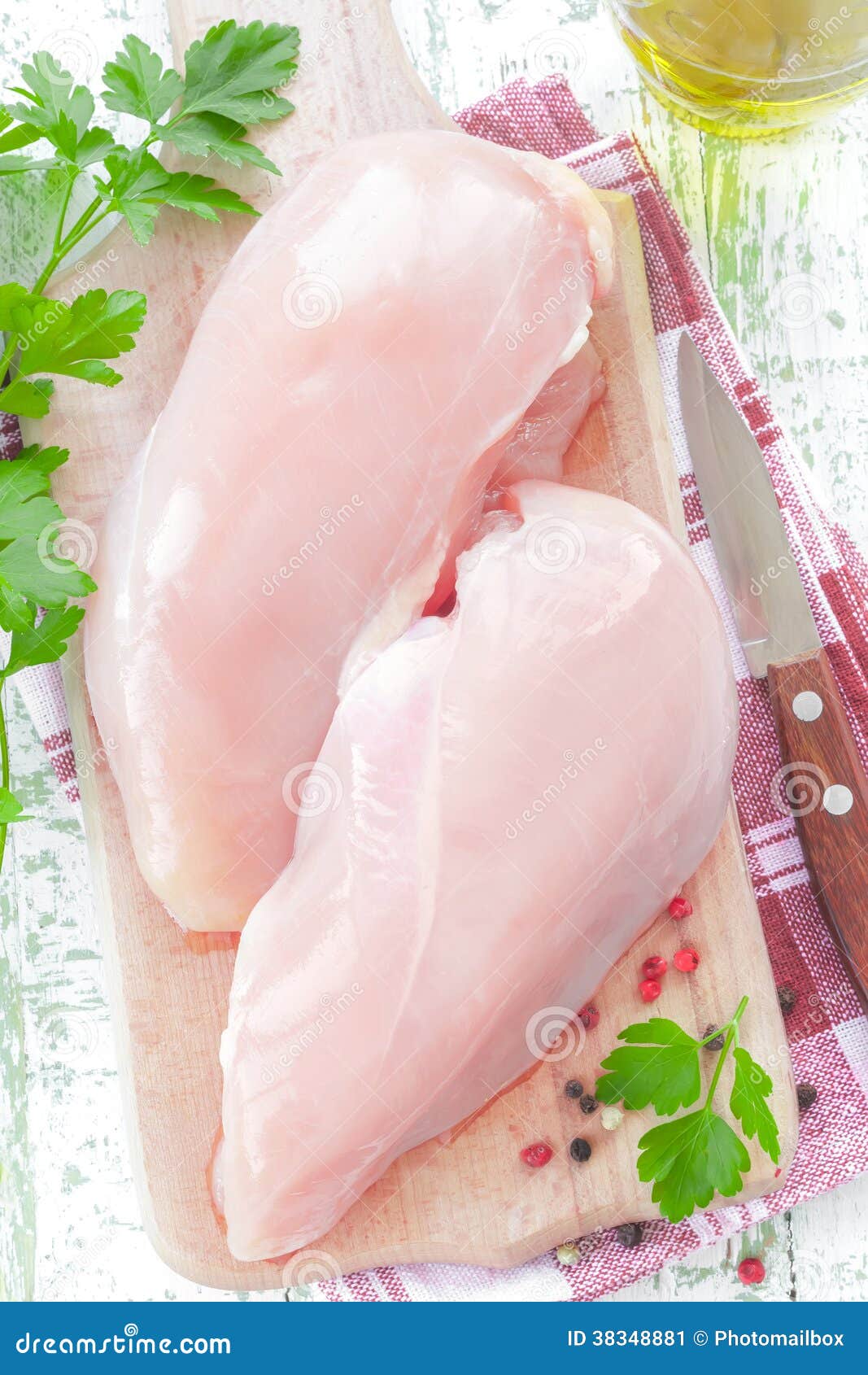 Pechuga de pollo imagen de archivo. Imagen de tarjeta - 38348881