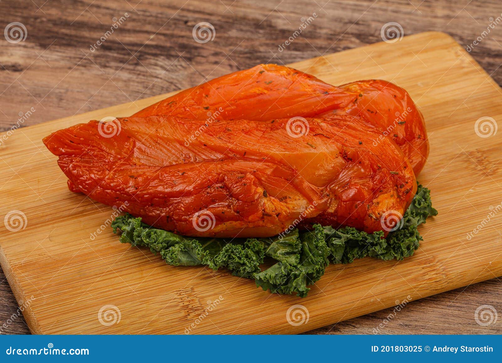 Pechuga De Pollo Ahumado Con Especias Imagen de archivo - Imagen de ...