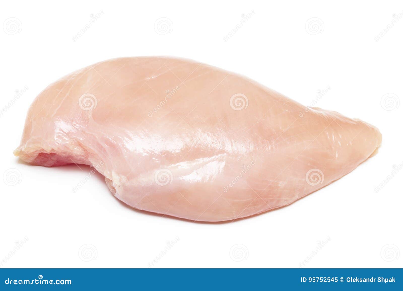 Pechuga De Pollo Cruda En El Fondo Blanco Imagen de archivo - Imagen de ...