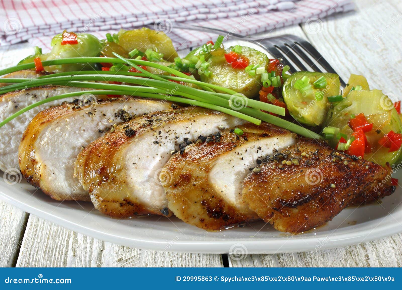 Pechuga de pollo frita imagen de archivo. Imagen de pollo - 29995863