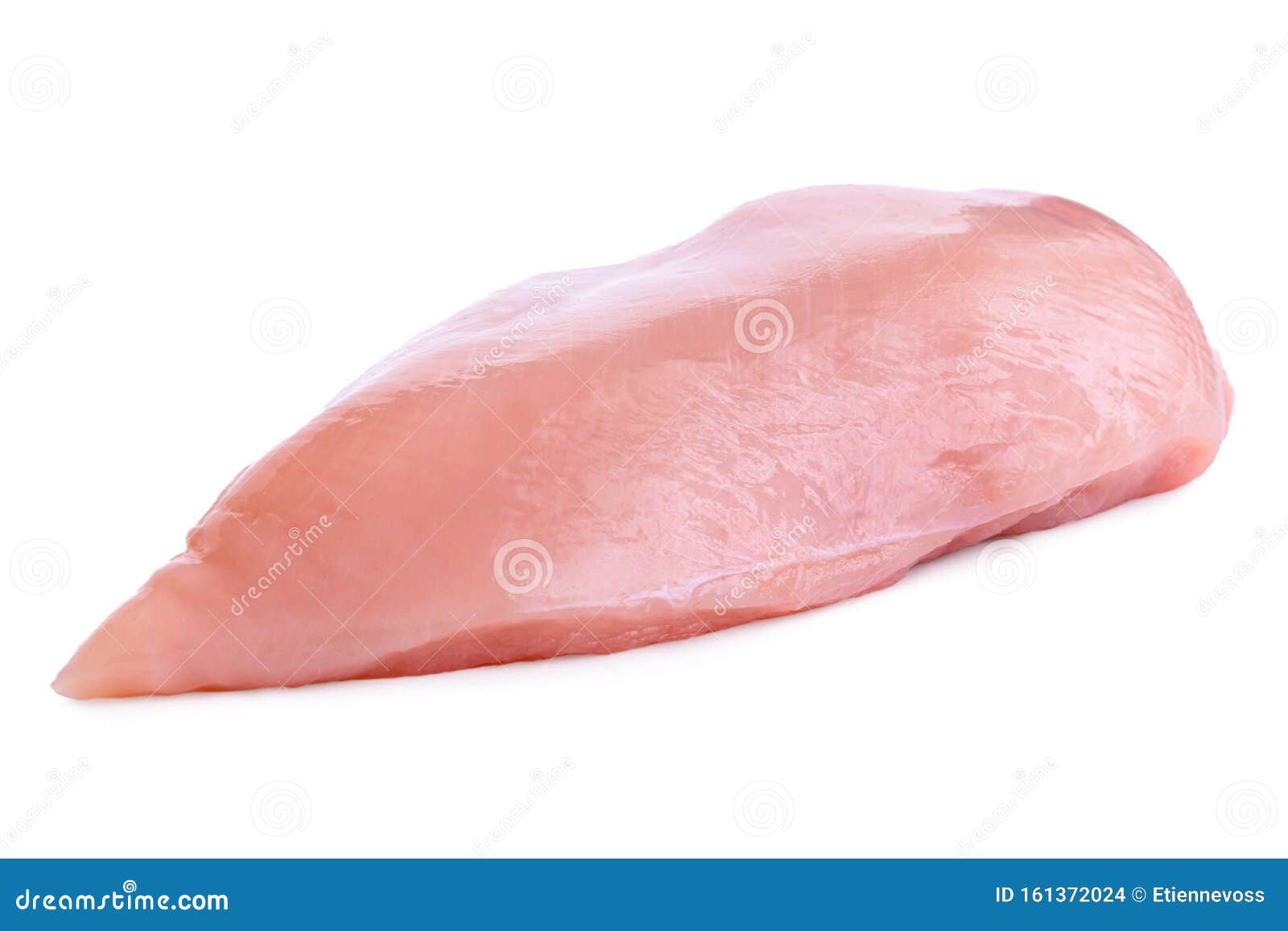 Pechuga Entera De Pollo Deshuesada Sin Cocer Aislada En Blanco Foto de ...