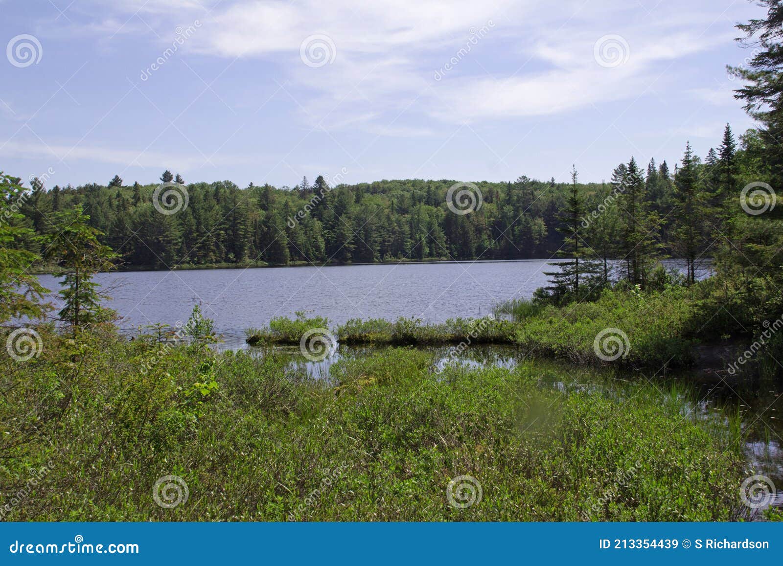 Peck Lake, Algonquin Provincial Park Stock Image - Image of provincial ...