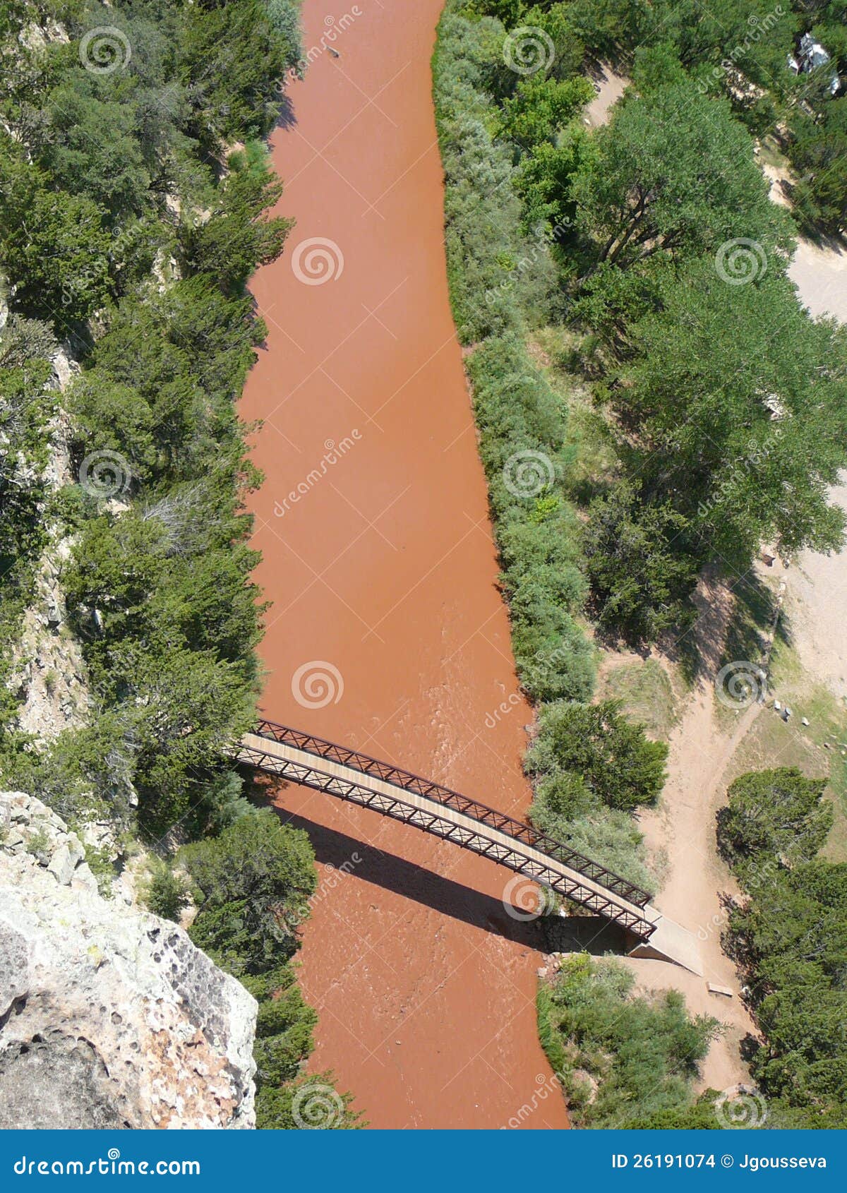 Pecos River stock photo. Image of bank, reservoir, bridge - 26191074