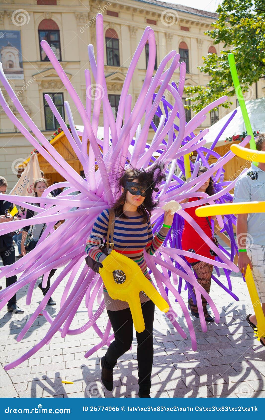 Pecs city carnival editorial photo. Image of active, dancers - 26774966