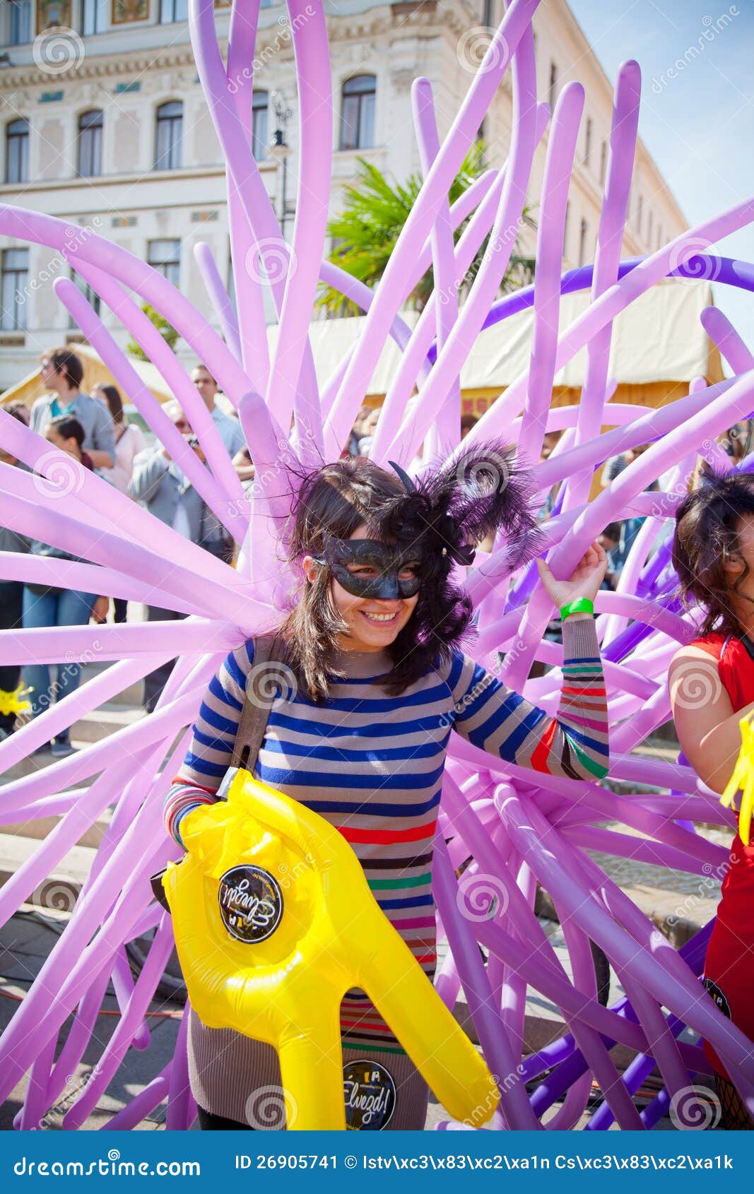 Pecs city carnival editorial photo. Image of daytime - 26905741