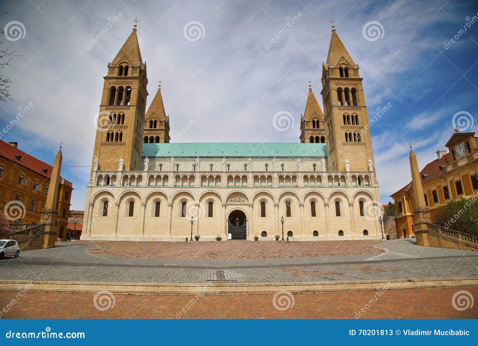 Pecs, Hungary stock image. Image of culture, basilica - 70201813