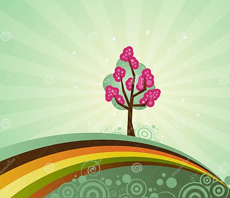 Peculiar Tree stock vector. Illustration of tree, unique - 1701966