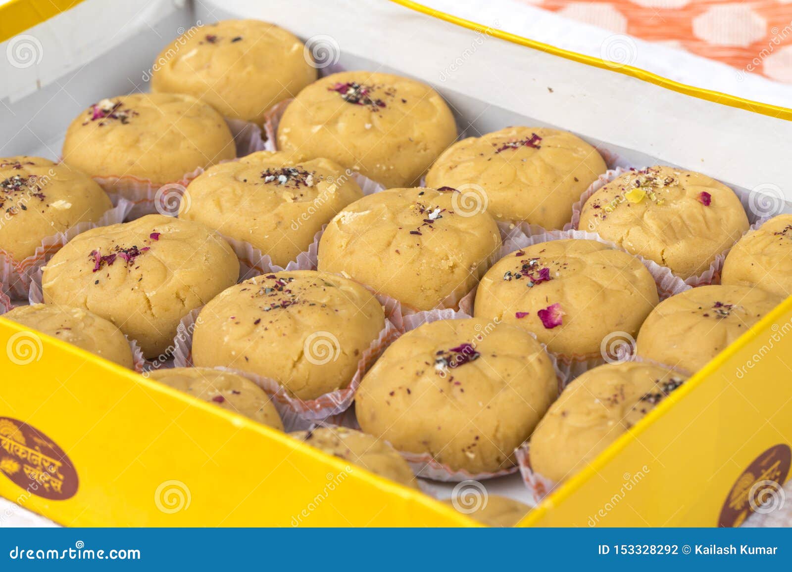 Peda Sweet food stock photo. Image of milky, healthy - 153328292