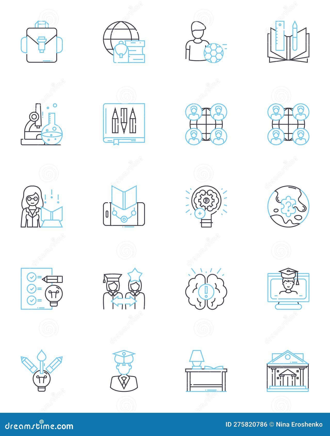 Pedagogical Significance Linear Icons Set. Instruction, Curriculum ... Pedagogical Significance Linear Icons Set. Instruction, Curriculum ...