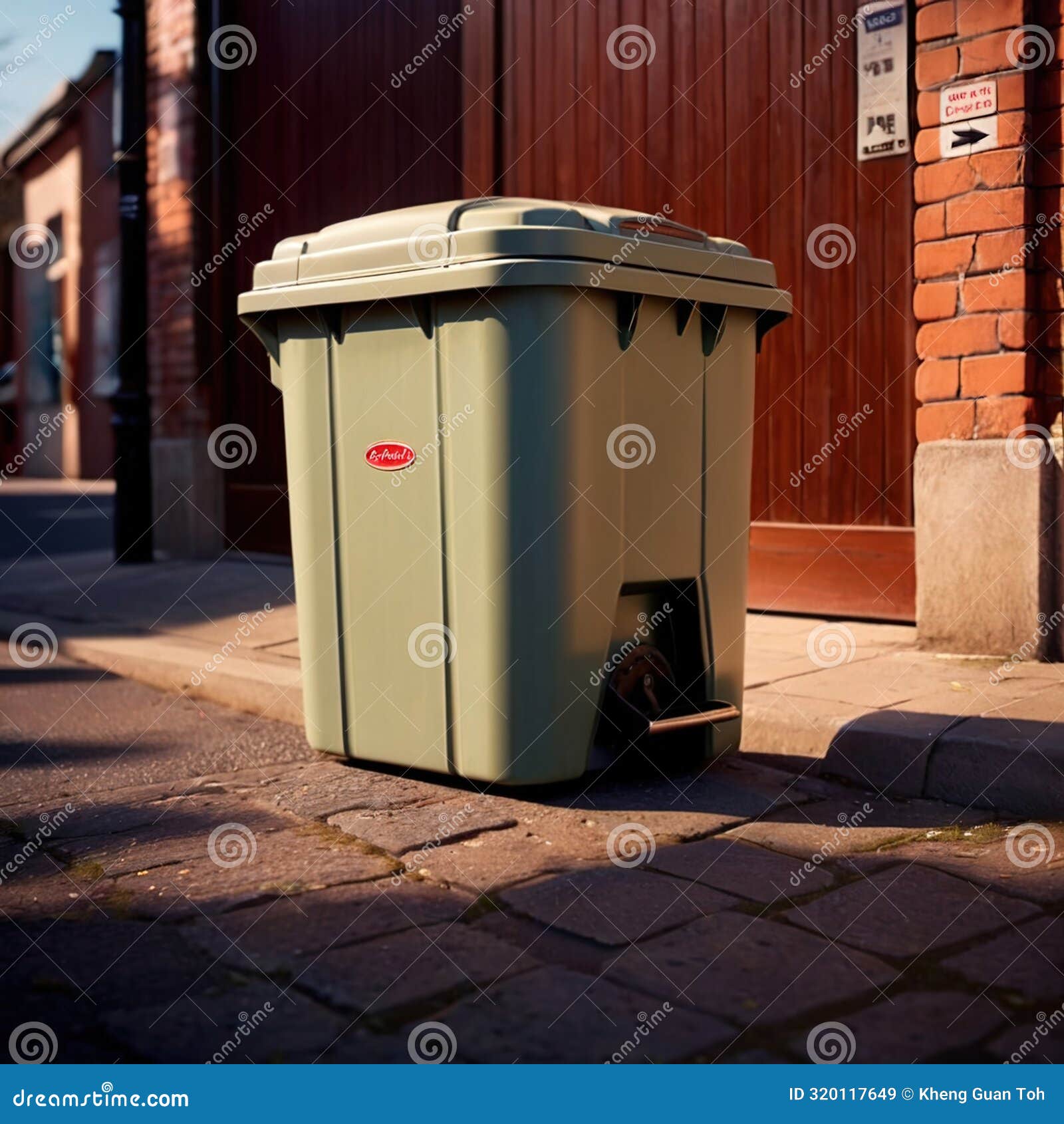 Pedal Bin, Container For Trash Garbage Rubbish And For Recycling Waste ...