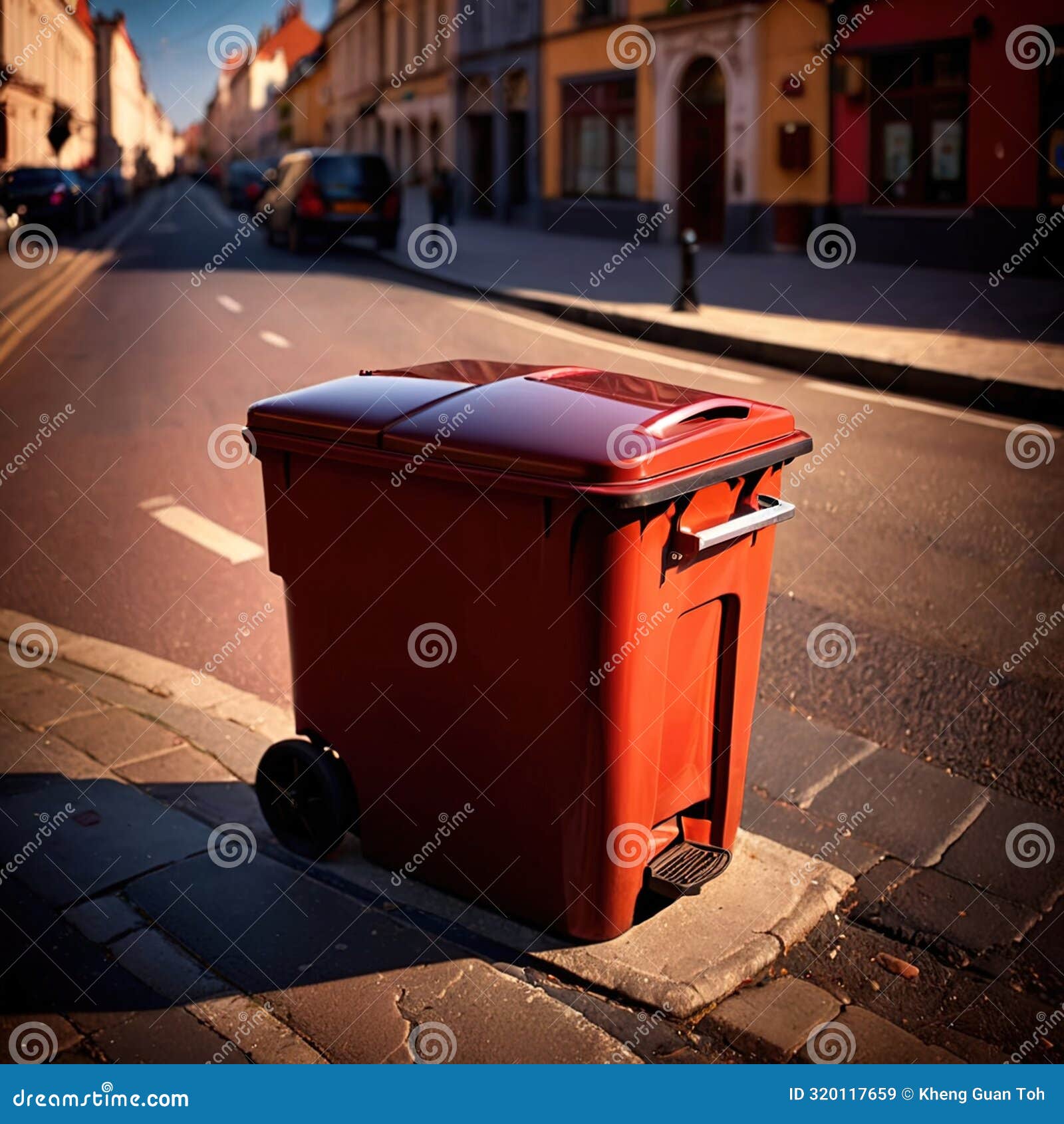 Pedal Bin, Container For Trash Garbage Rubbish And For Recycling Waste ...