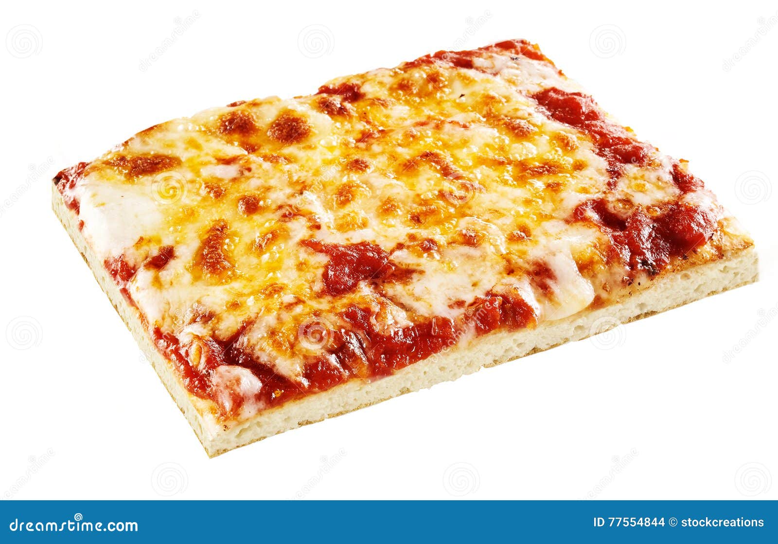 Pedazo Fino Rectangular De Pizza De Queso Foto de archivo - Imagen de ...
