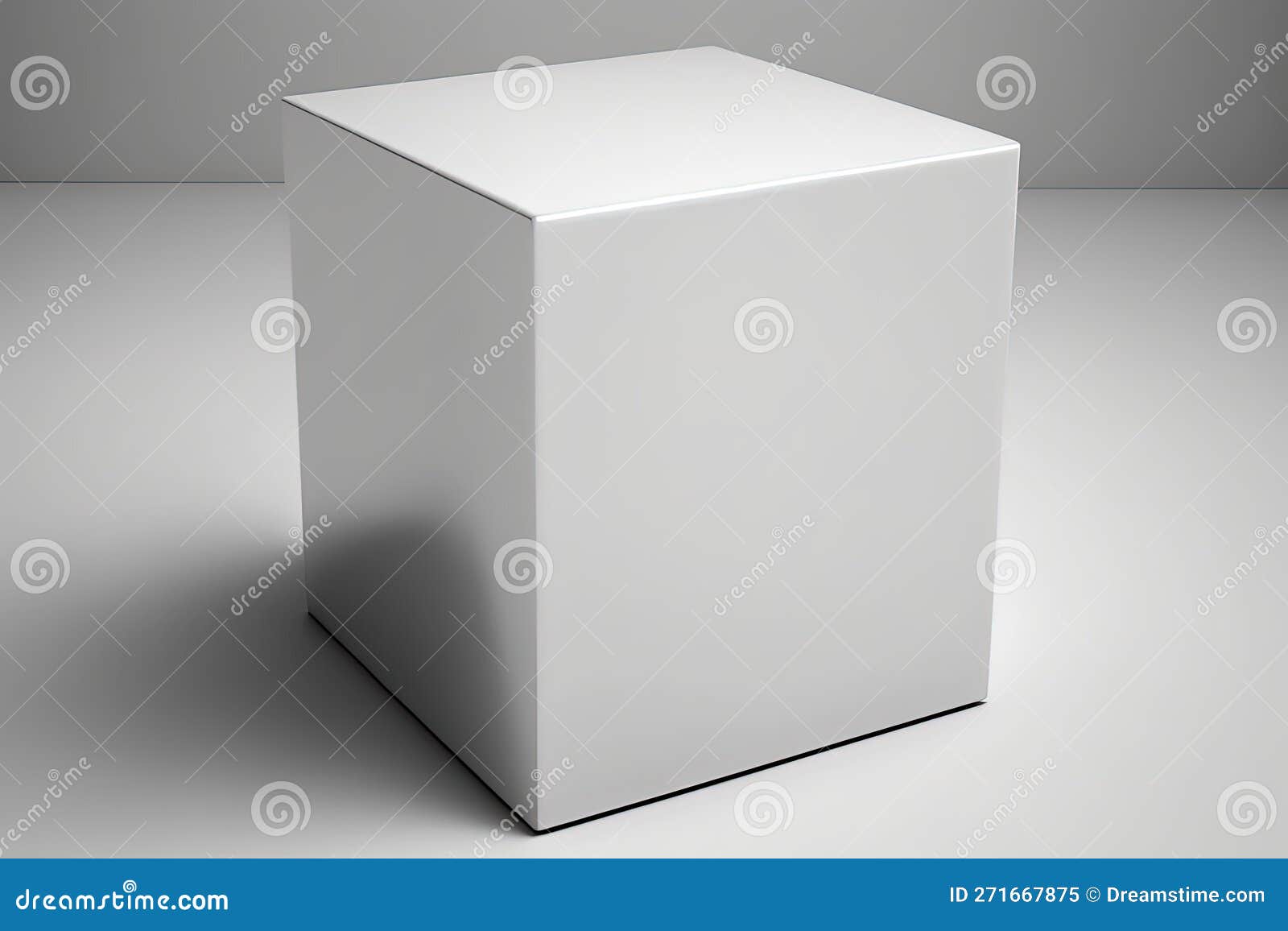 The Pedestal Cube Form As a Template. Studio Setup for Advertising ...