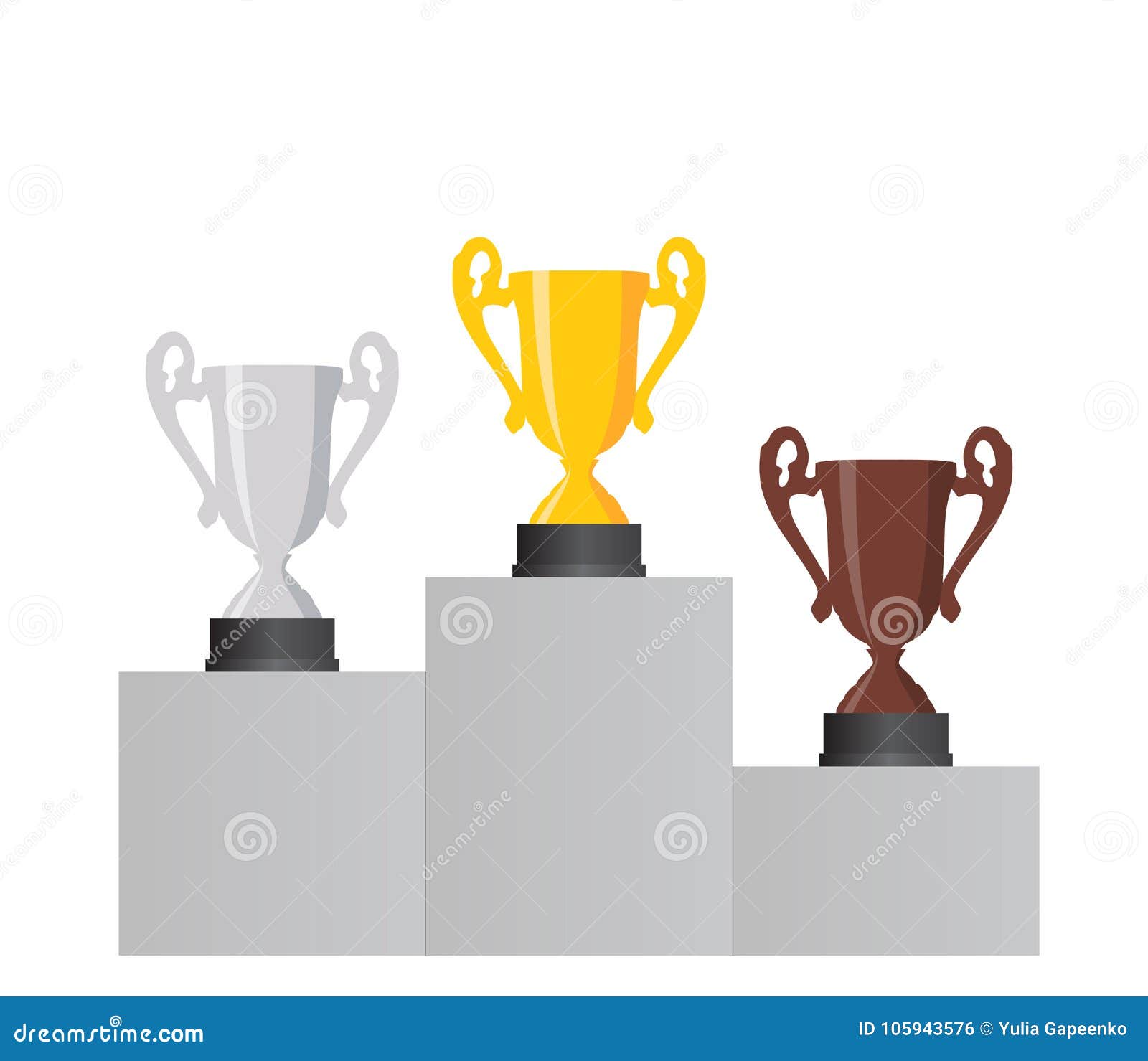 Bronze 3st Place Medal Vector. Metal Realistic Badge With Third ...