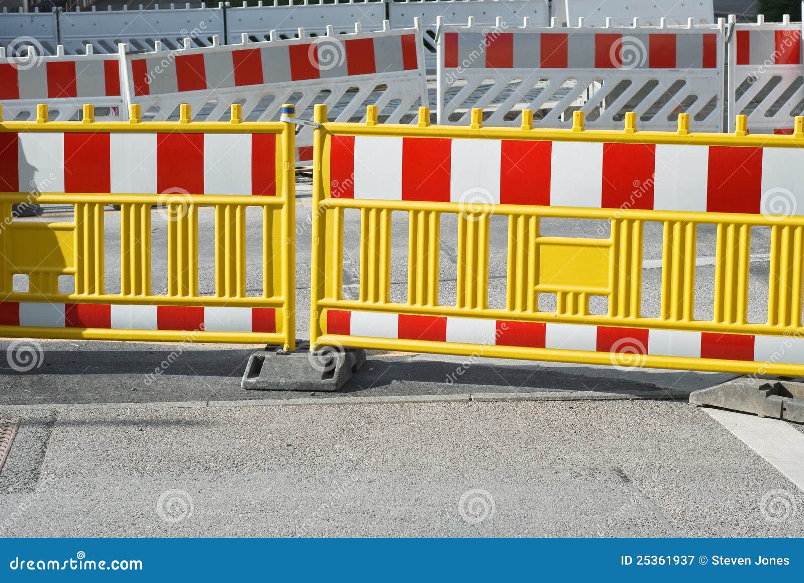 Pedestrian Barrier stock image. Image of barricade, block - 25361937