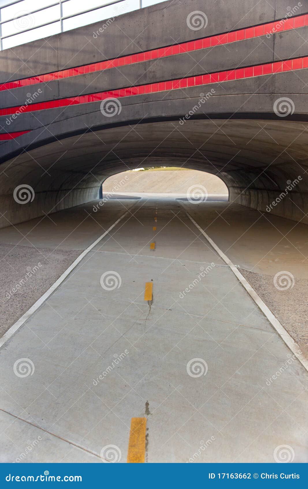 Pedestrian and Bicycle Underpass in Scottsdale Ari Stock Photo - Image ...