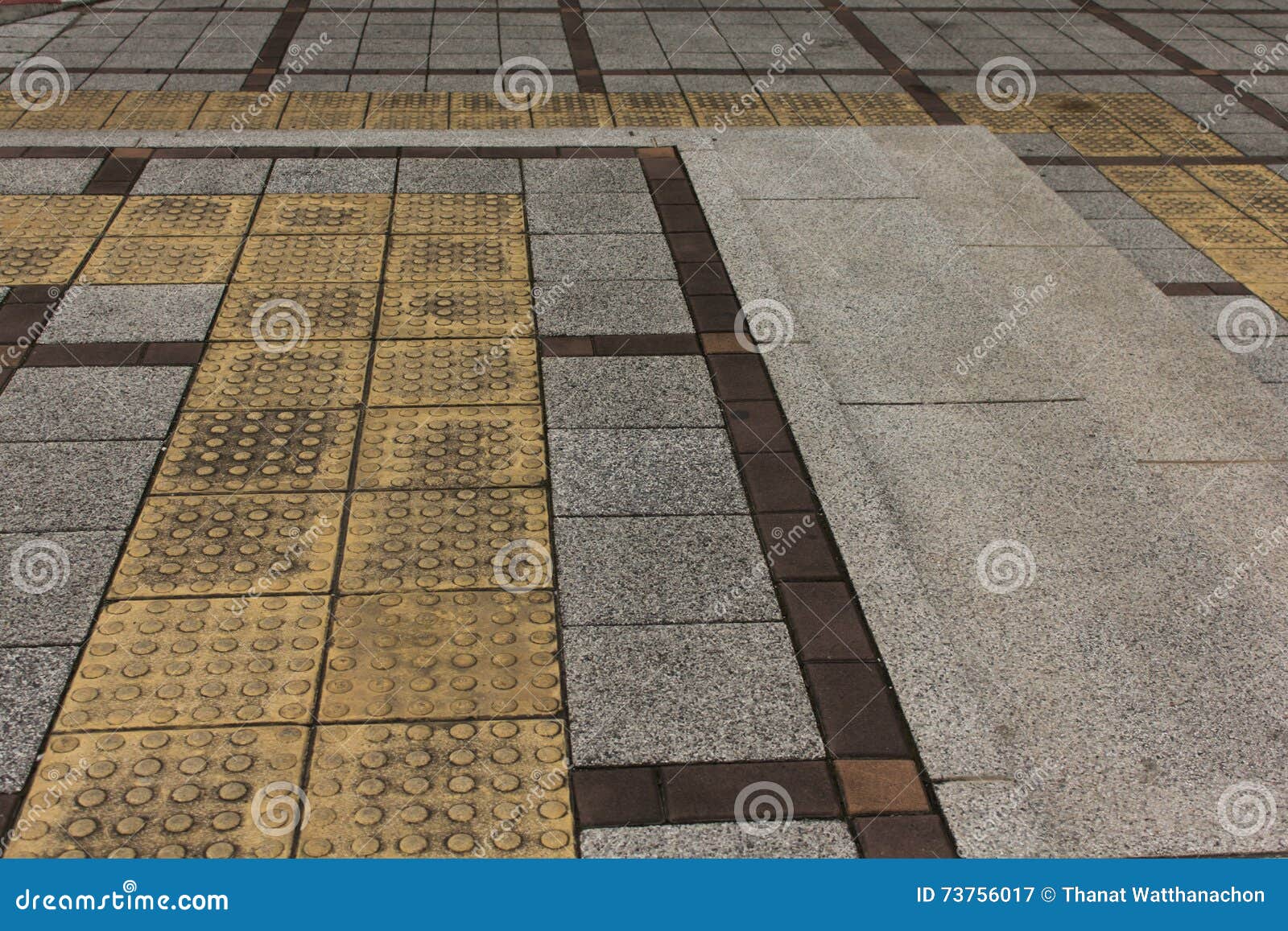 Pedestrian Blind on Stone Stairs Stock Image - Image of concrete, city ...