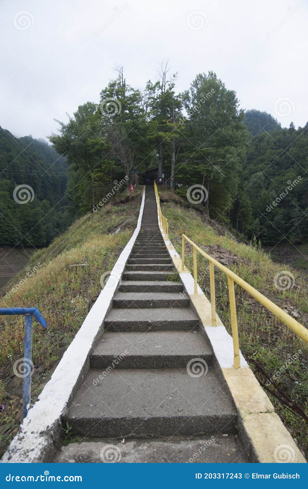 A Pedestrian Bridge or Footbridge Stock Image - Image of bridle ...