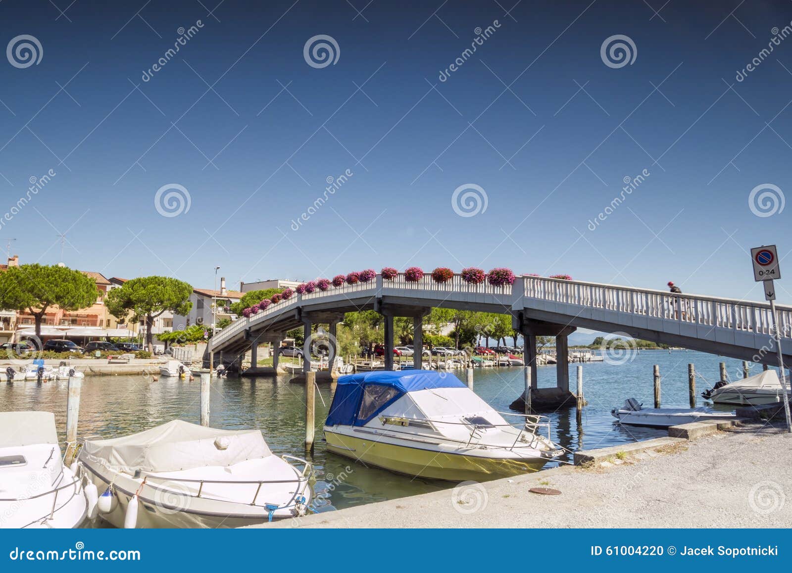 Pedestrian Bridge in Grado City Center, Italy Stock Photo - Image of ... Pedestrian Bridge in Grado City Center, Italy Stock Photo - Image of ...