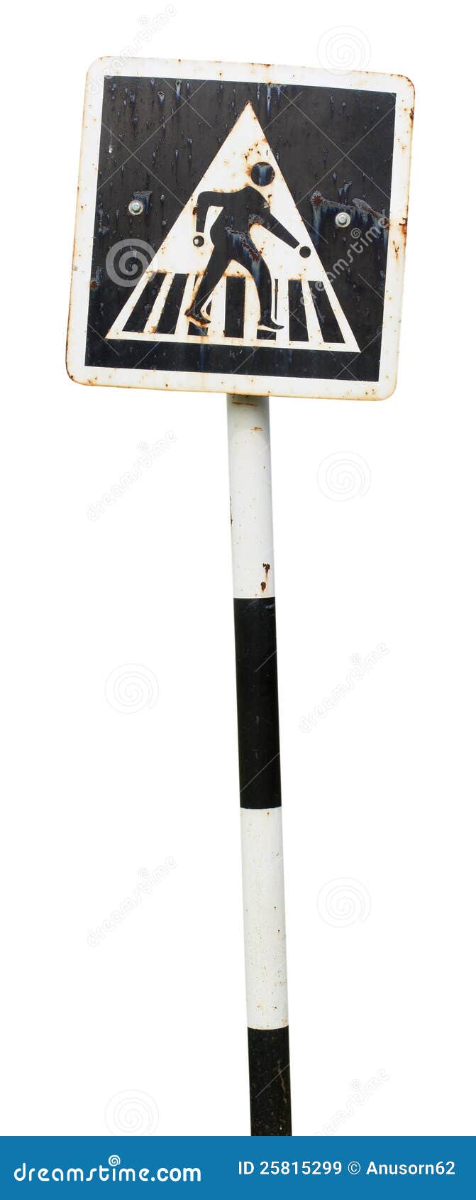 Pedestrian cross sign stock image. Image of crosswalk - 25815299