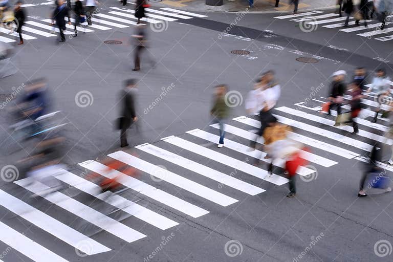 Pedestrian crossing stock image. Image of city, walk, rush - 1504633