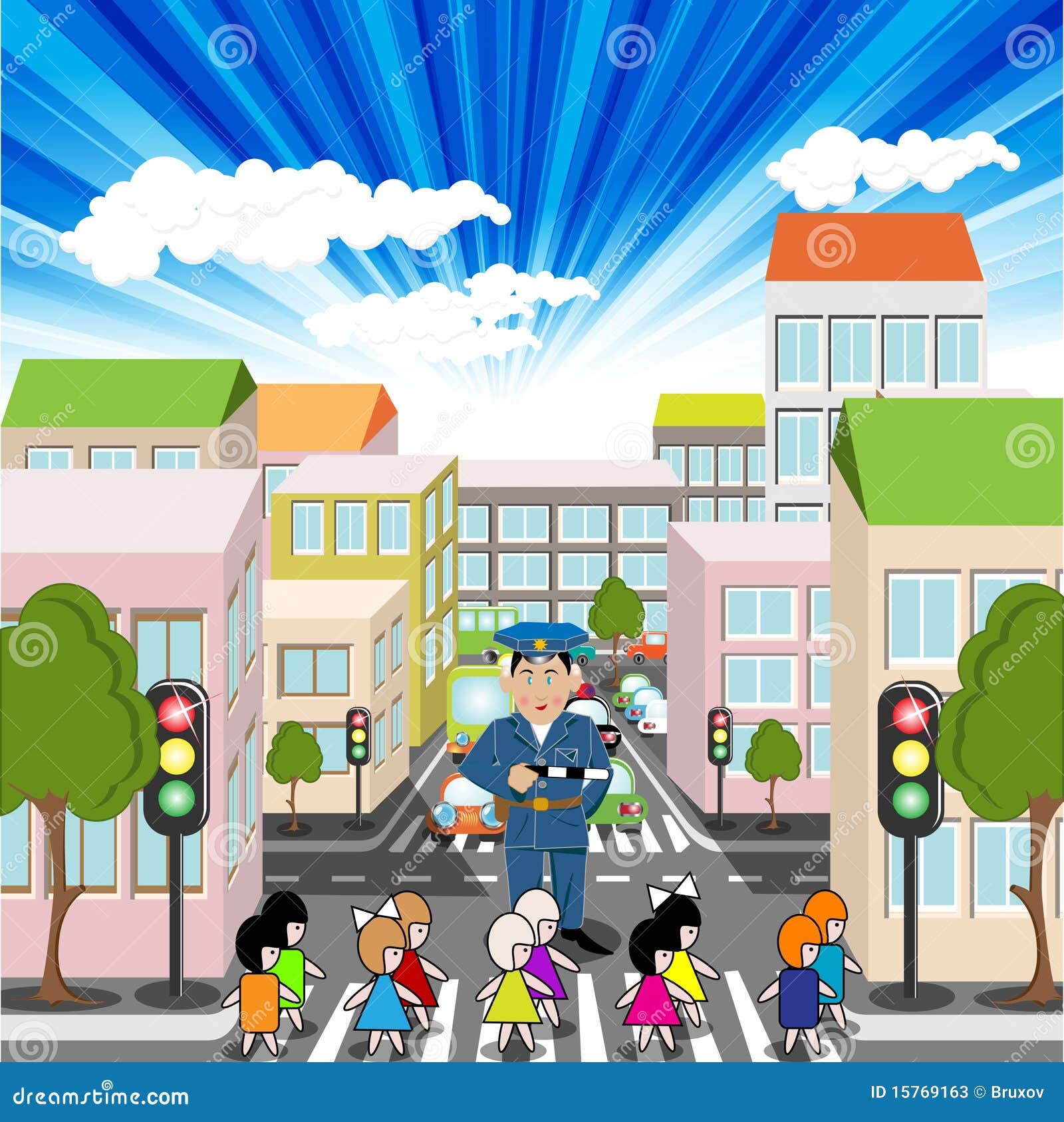 Pedestrian Crossing Sign, Elderly Crossing Road Sign Cartoon Vector ...