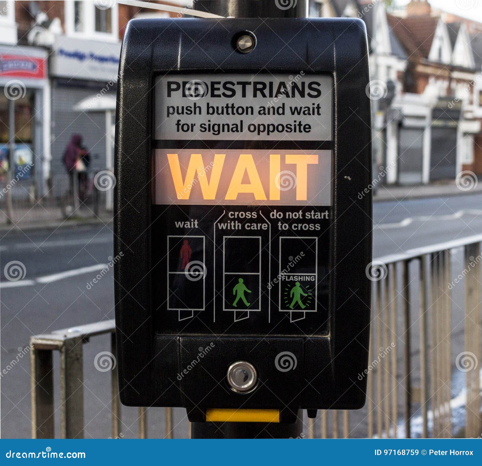 Pedestrian Crossing stock image. Image of pedestrian - 97168759