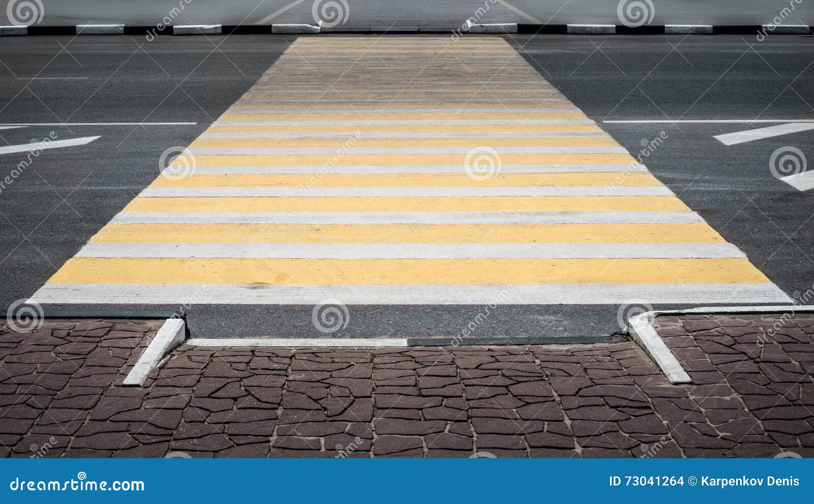 Pedestrian Crossing Horizontal Stock Photo - Image of stone, horizontal ...