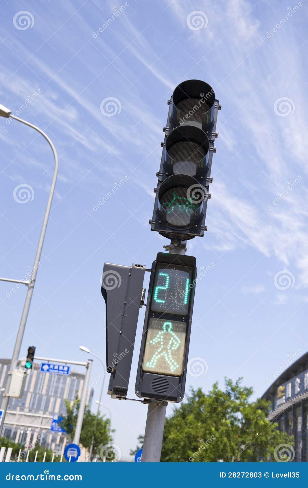 Pedestrian crossing lights stock image. Image of clear - 28272803
