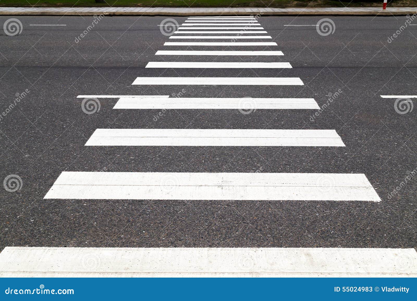 Pedestrian Crossing on the Road Stock Image - Image of mark, cross ...