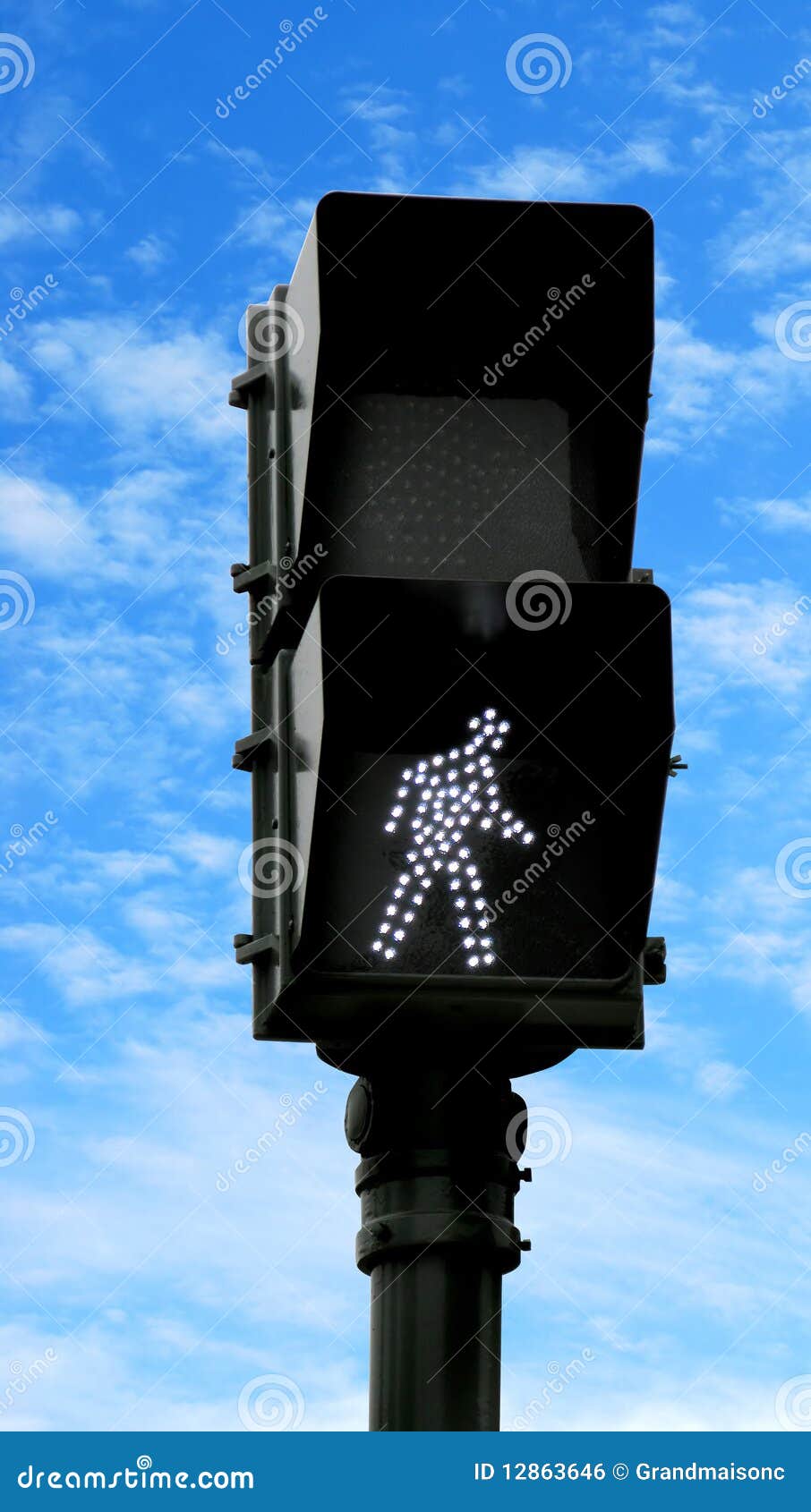 Pedestrian crossing sign stock photo. Image of walking - 12863646