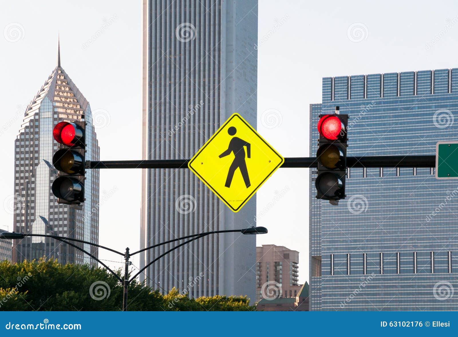 Pedestrian crossing sign stock photo. Image of caution - 63102176