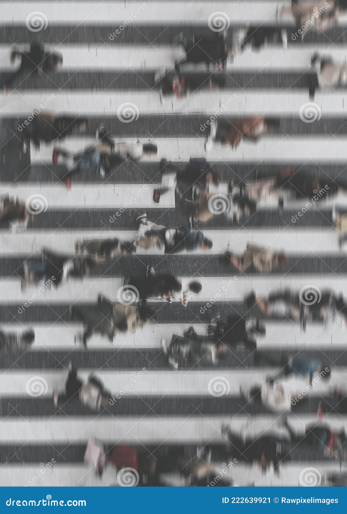 Pedestrian Crossing Street Top View Stock Image - Image of commuter ...
