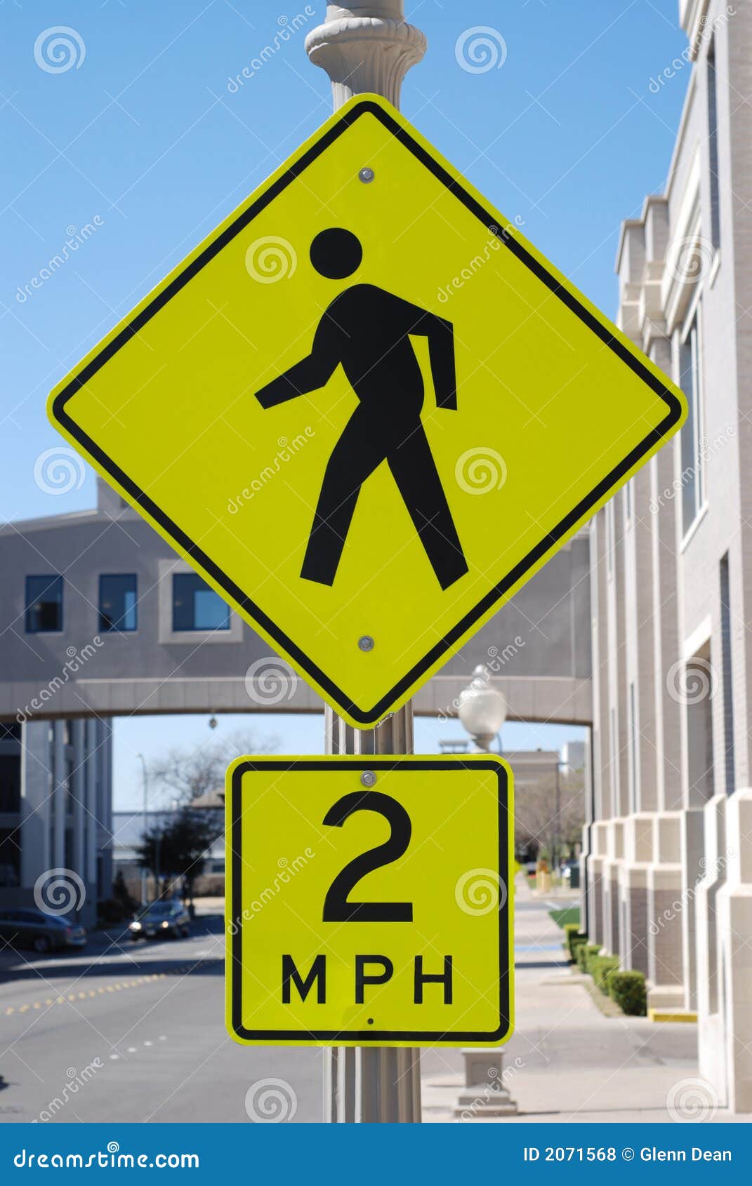 Pedestrian Crosswalk Sign stock photo. Image of road, highway - 2071568