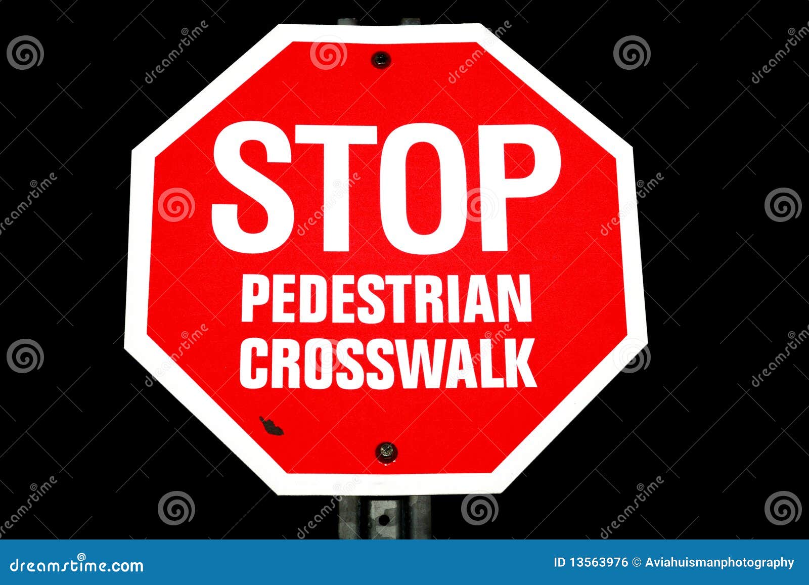 Pedestrian Crosswalk Stop Sign Stock Photo - Image of legal, rule: 13563976